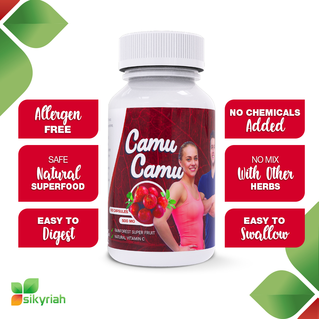 Pure Peruvian Camu Camu Capsules | Sikyriah Peruvian Super Foods